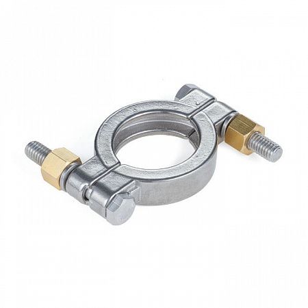Хомут CLAMP двухболтовый усиленный DN100 нерж.304, DIN TL100CLCR TITAN LOCK